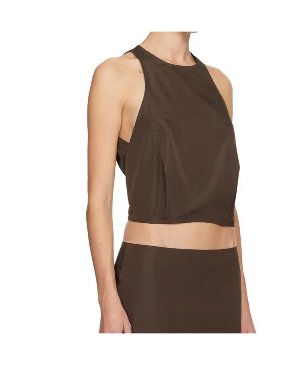 ST. AGNI Paper Taffeta Cocoon Top