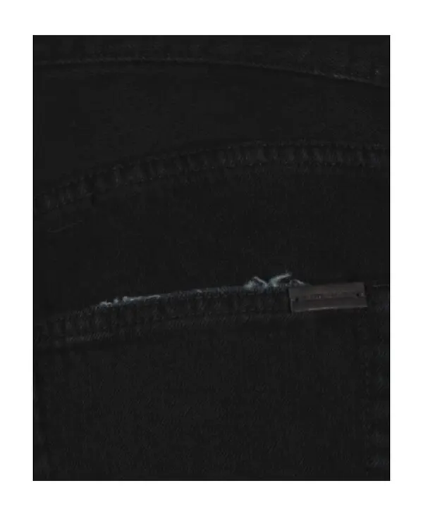 Saint Laurent Buttoned Straight Leg Jeans