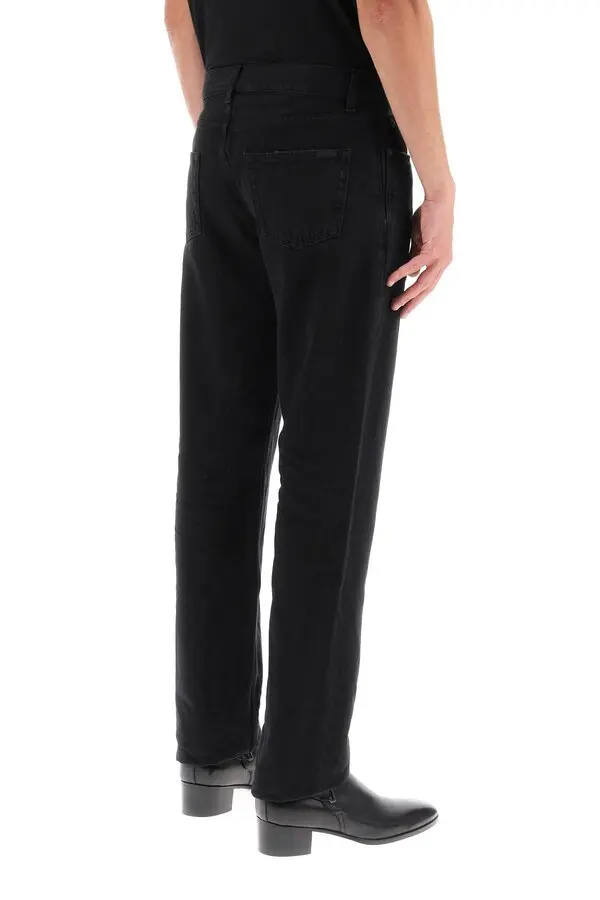 Saint Laurent Buttoned Straight Leg Jeans