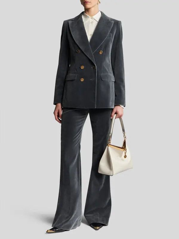 Etro Velvet Trousers - Black