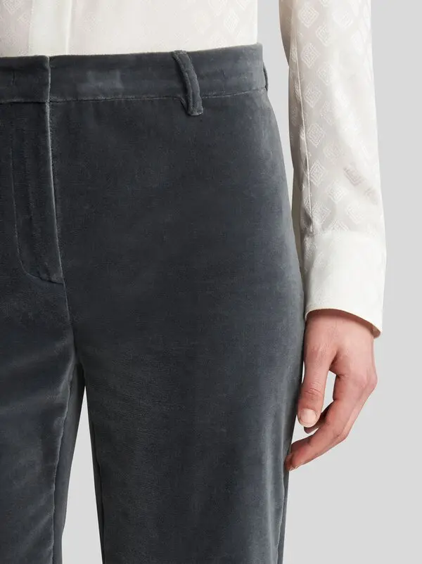 Etro Velvet Trousers - Black