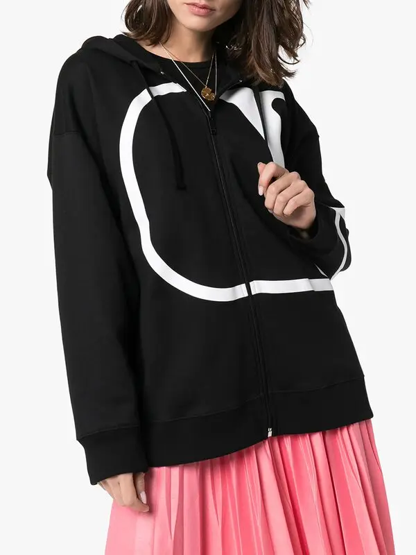 Valentino Garavani Vlogo Full Zip Hoodie