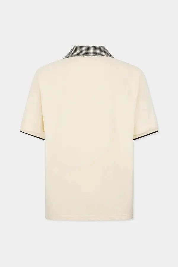 Dsquared2 Checked Panel Polo Shirt
