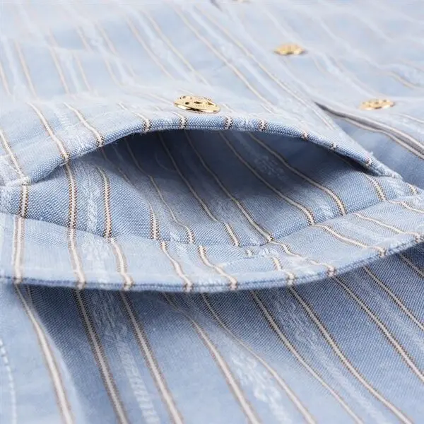 Celine Striped Long-sleeve Shirt