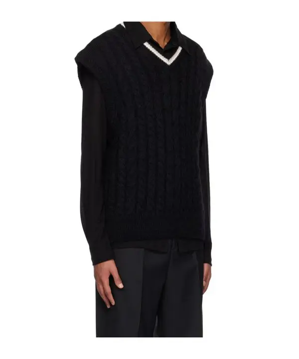 Filippa K Cable Knit Braided Vest