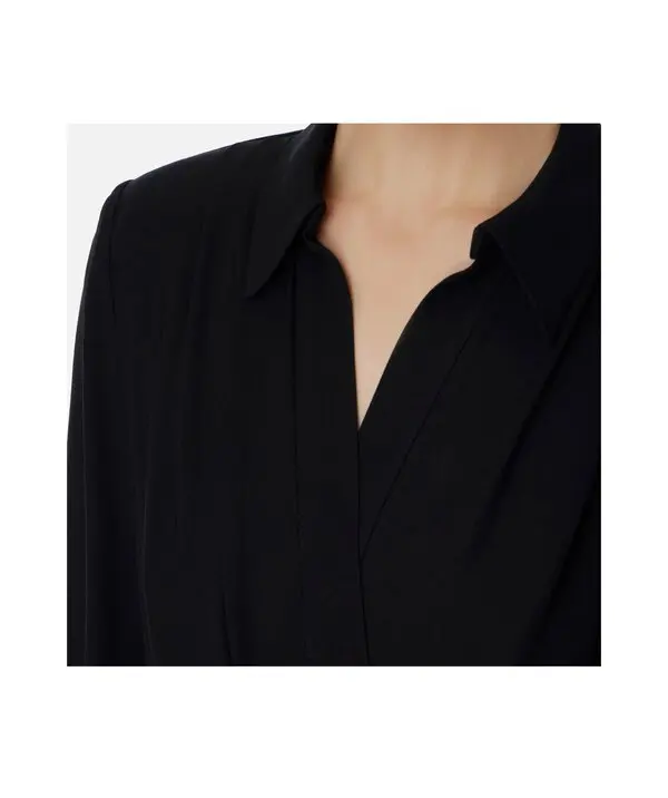 Elisabetta Franchi Shirt Collar Jumpsuit With Criss-cross Front