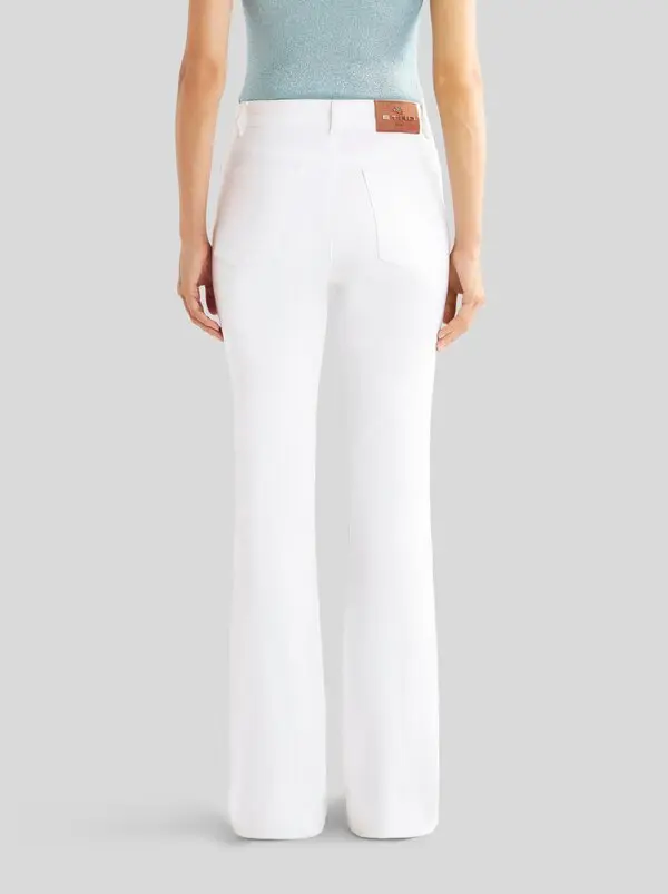 Etro Button Detailed Straight Leg Jeans
