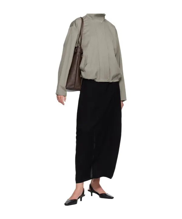 ST. AGNI Bomber Jacket With Drawstring Hem