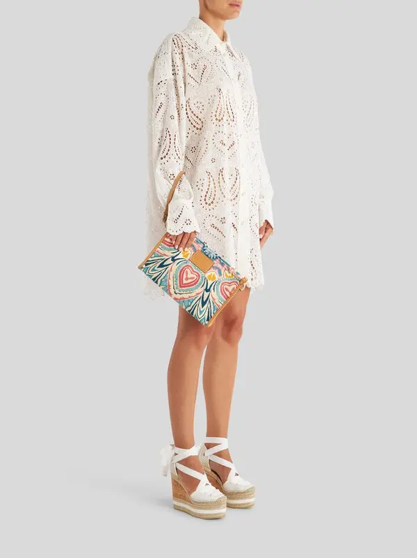 Etro Mandala Print Cotton Nécessaire