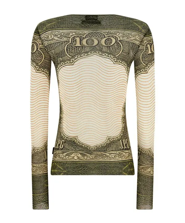 JEAN PAUL GAULTIER Long-sleeved Printed T-shirt