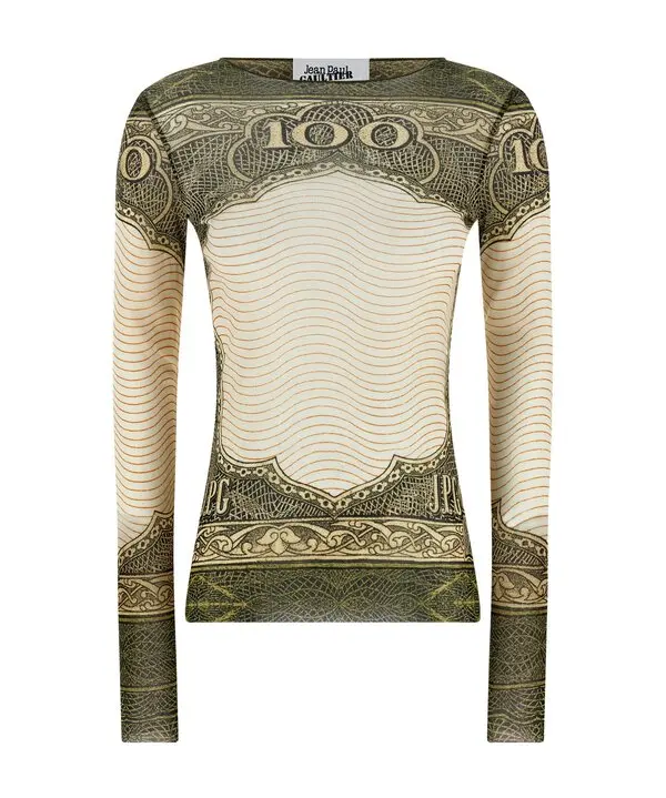 JEAN PAUL GAULTIER Long-sleeved Printed T-shirt - Multi-color