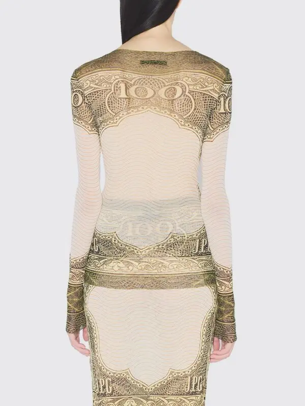 JEAN PAUL GAULTIER Long-sleeved Printed T-shirt - Multicolor