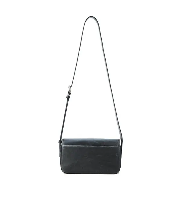 Alexander Wang Flap Leather Crossbody Bag - Black