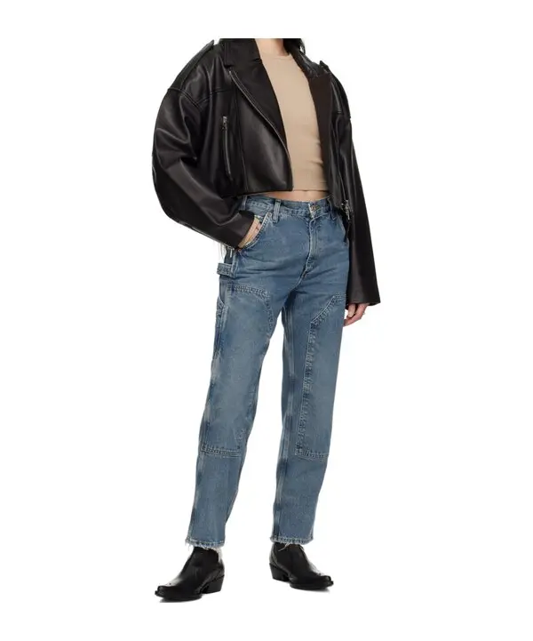 AGOLDE Rami High-rise Straight-leg Jeans