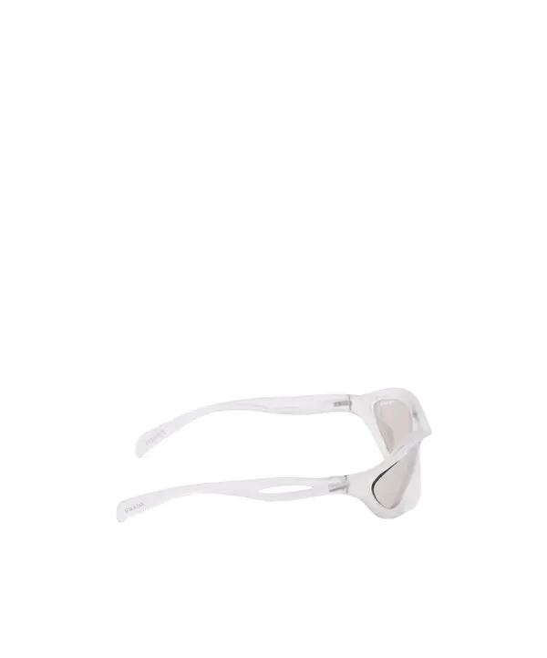 Prada Irregular Frame Sunglasses - White