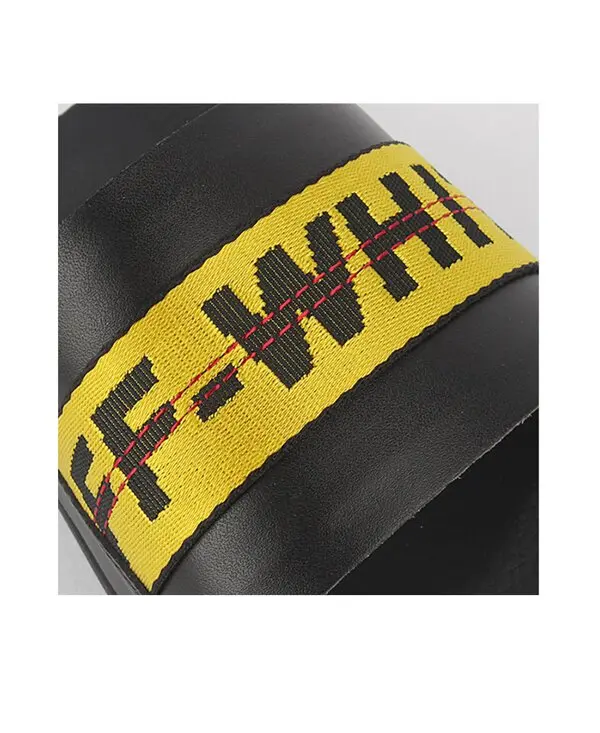 Off-White Logo Flip Flops