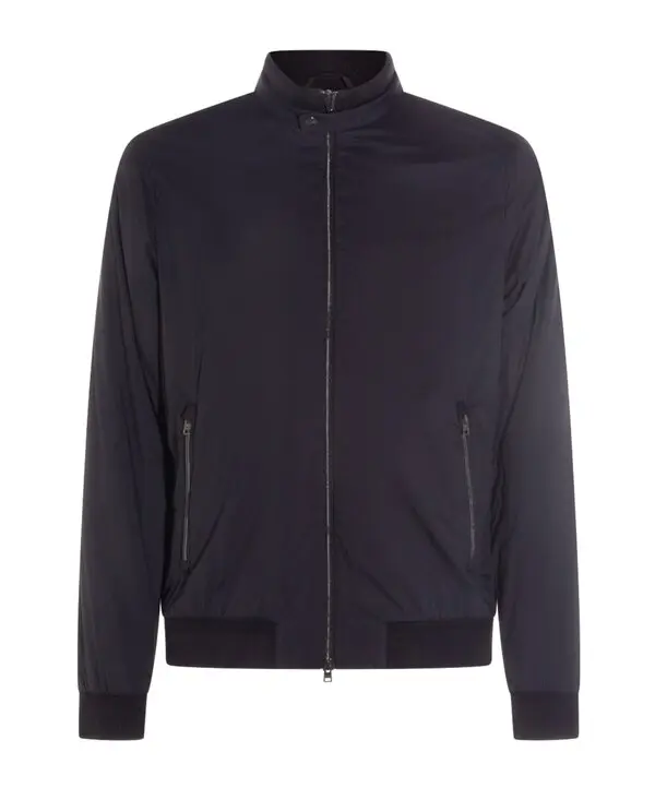 Herno Ecoage Zip-up Bomber Jacket - Black