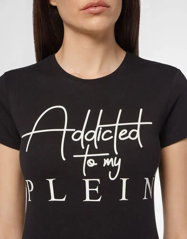 Philipp Plein Addicted To My Plein" Logo T-shirt