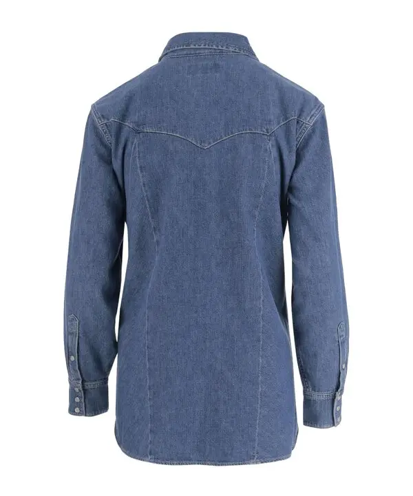 Polo Ralph Lauren Long-sleeved Denim Shirt - Blue
