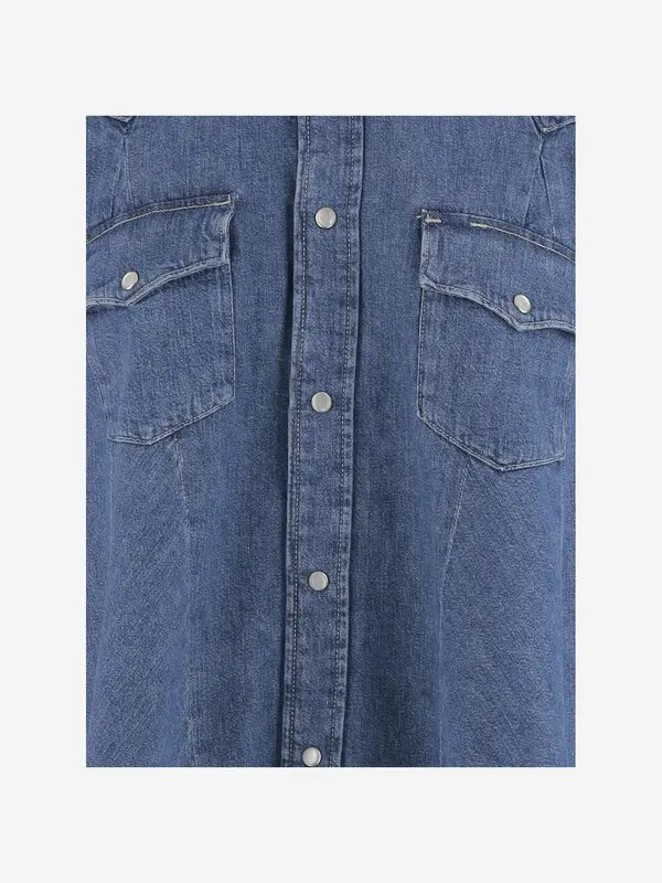 Polo Ralph Lauren Long-sleeved Denim Shirt - Blue