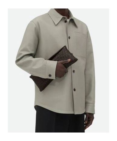 Bottega Veneta Padded Woven Clutch Bag