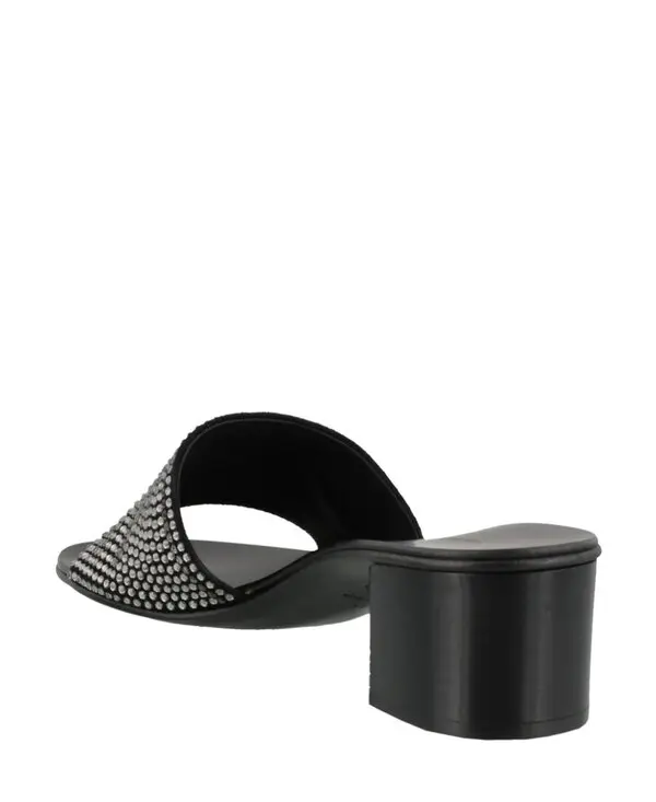 GIUSEPPE ZANOTTI Embellished Block Heel Mules