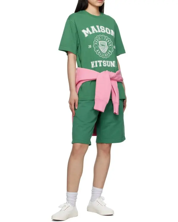 Maison Kitsuné Logo-print Cotton T-shirt
