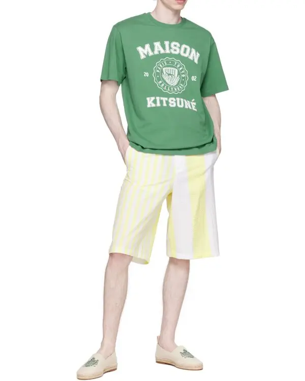 Maison Kitsuné Logo-print Cotton T-shirt