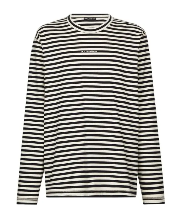 Dolce & Gabbana Dolce Gabbana Striped Crewneck T-shirt