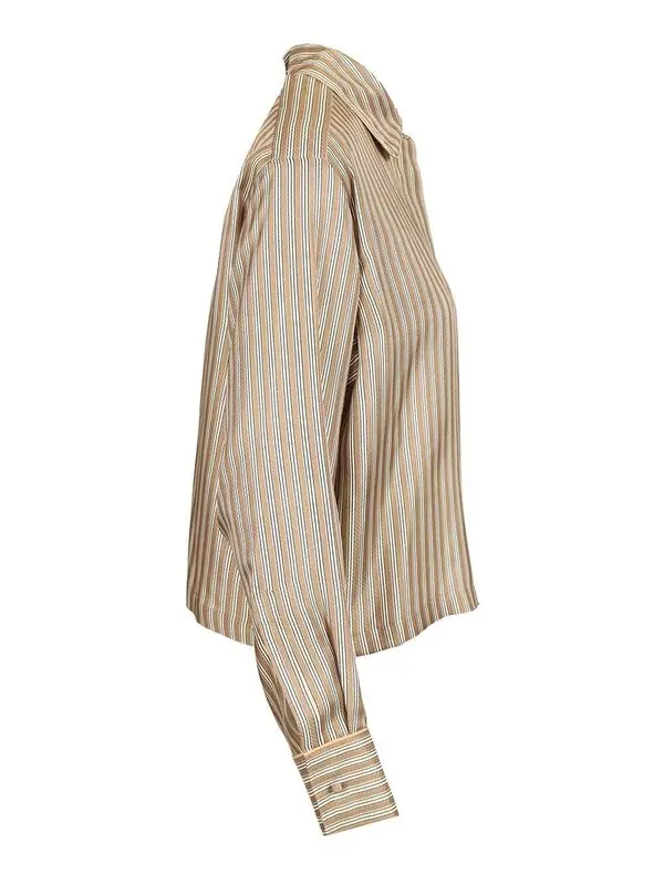Max Mara Brama Striped Button-up Shirt