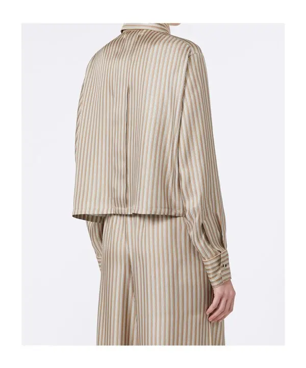 Max Mara Brama Striped Button-up Shirt