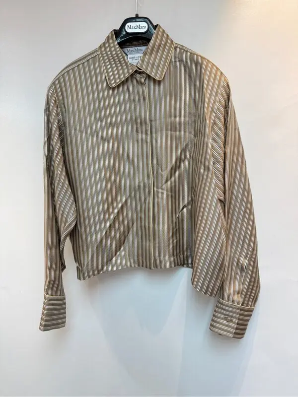 Max Mara Brama Striped Button-up Shirt