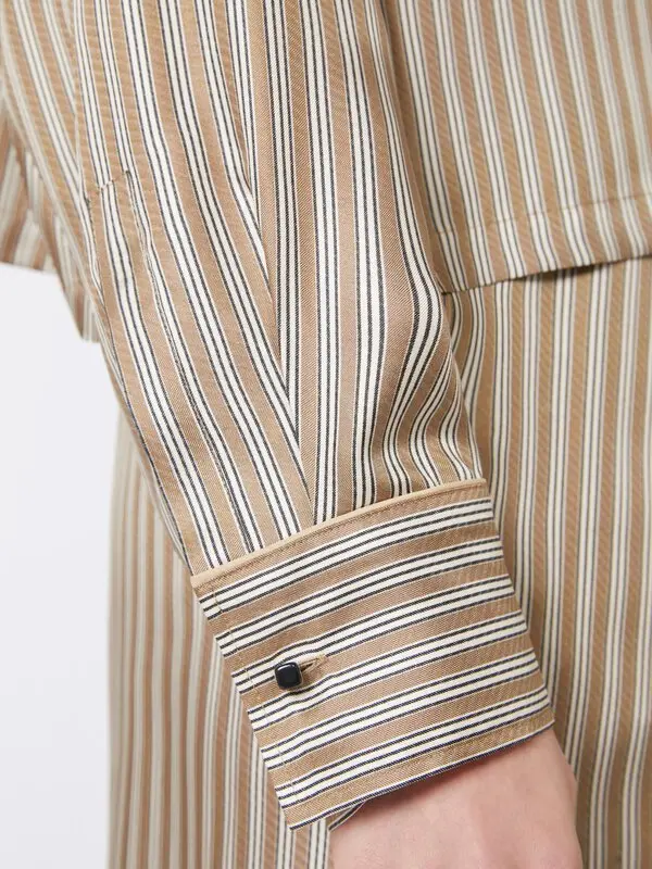 Max Mara Brama Striped Button-up Shirt