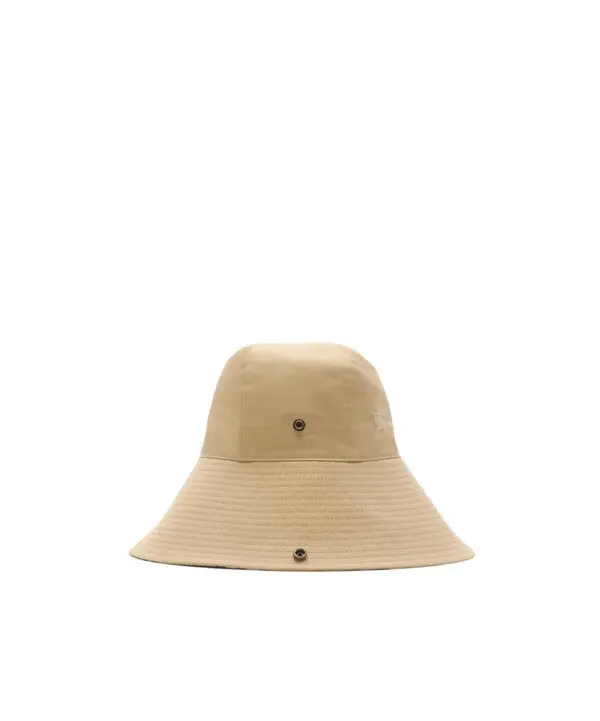 Burberry Check Brim Gabardine Bucket Hat