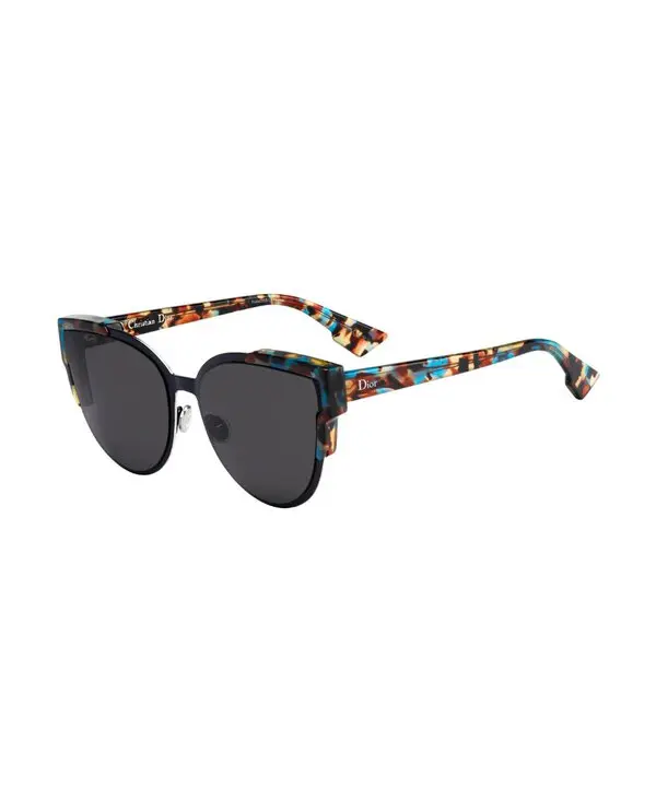 Dior Logo Detail Sunglasses - Black