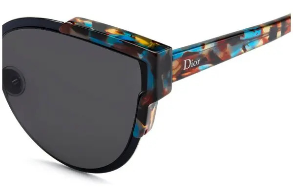 Dior Logo Detail Sunglasses - Black
