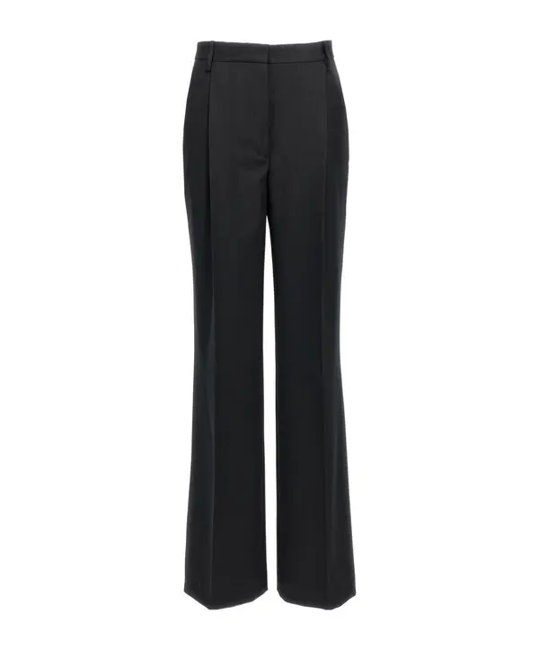 Dries Van Noten Pleated Wide-leg Trousers - Black