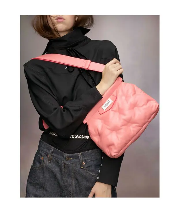 MAISON MARGIELA Glam Slam Quilted Shoulder Bag - Pink