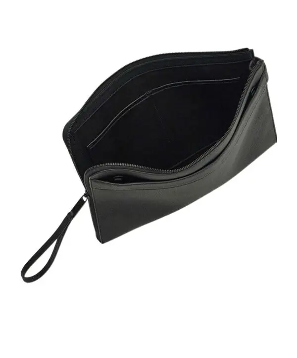 FERRAGAMO Gancini Buckled Zip-up Clutch Bag