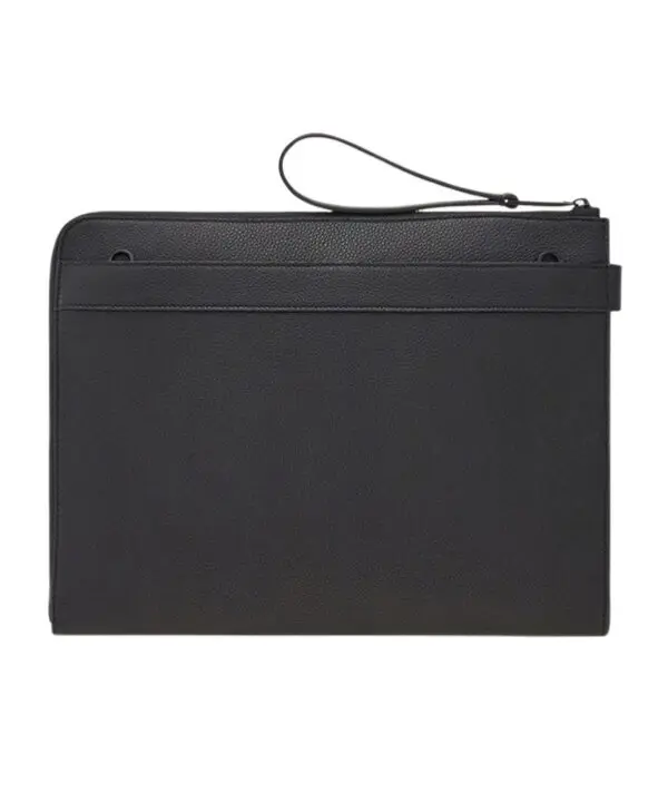 FERRAGAMO Gancini Buckled Zip-up Clutch Bag