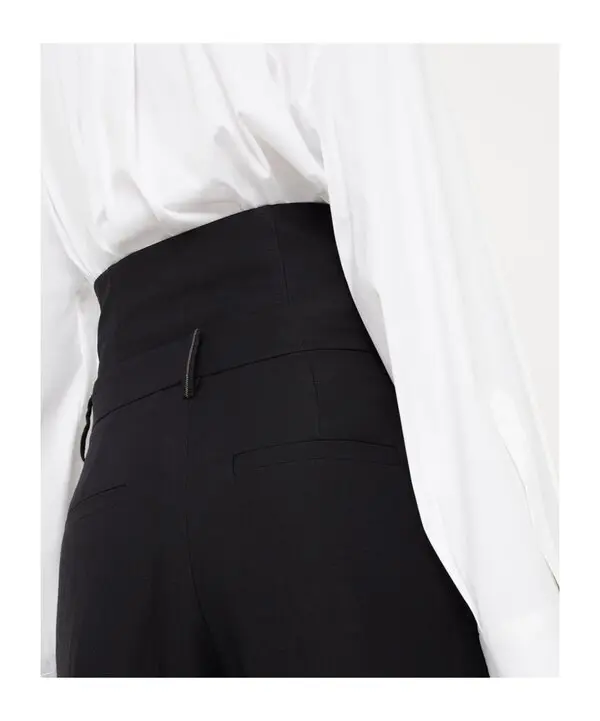 Brunello Cucinelli High-rise Wide-leg Trousers