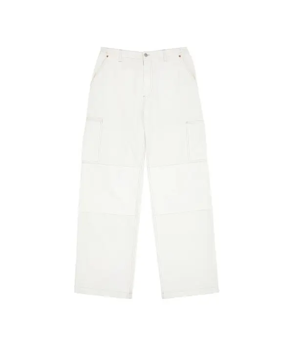 MAISON MARGIELA Numeric Signature Wide-leg Trousers - Off White