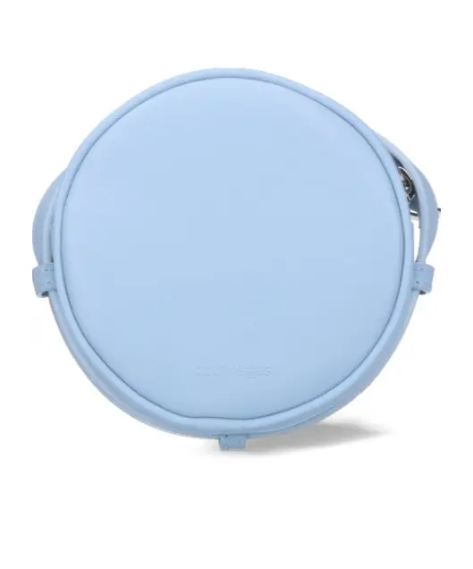 COURREGES Circle Logo Crossbody Bag - Blue