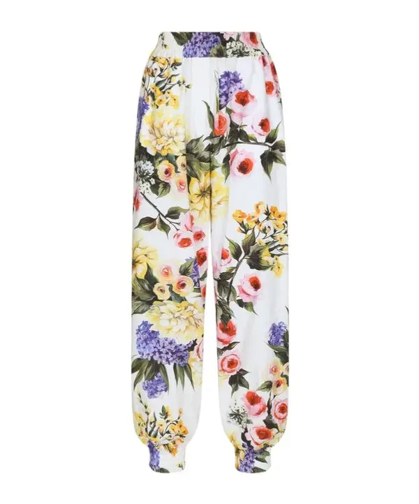 Dolce & Gabbana Floral Print Balloon Pants