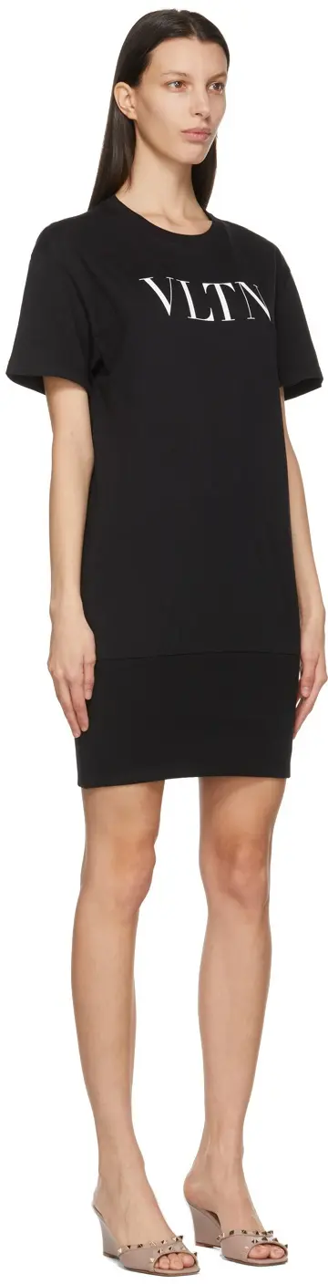 Valentino Garavani Vltn Logo Print T-shirt Dress