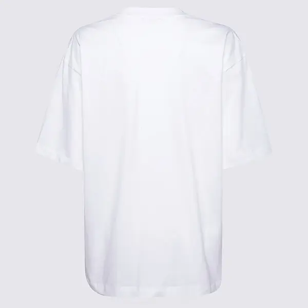 Marni Logo Printed Crewneck T-shirt - White