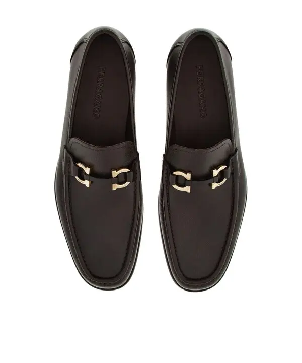 FERRAGAMO Horsebit Loafers - Black
