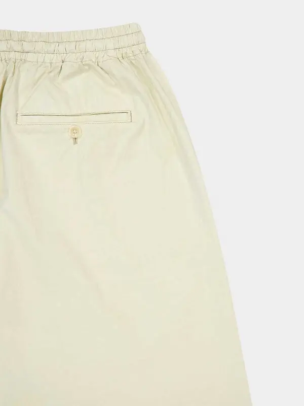 LEMAIRE Drawstring Straight-leg Pants - Cream