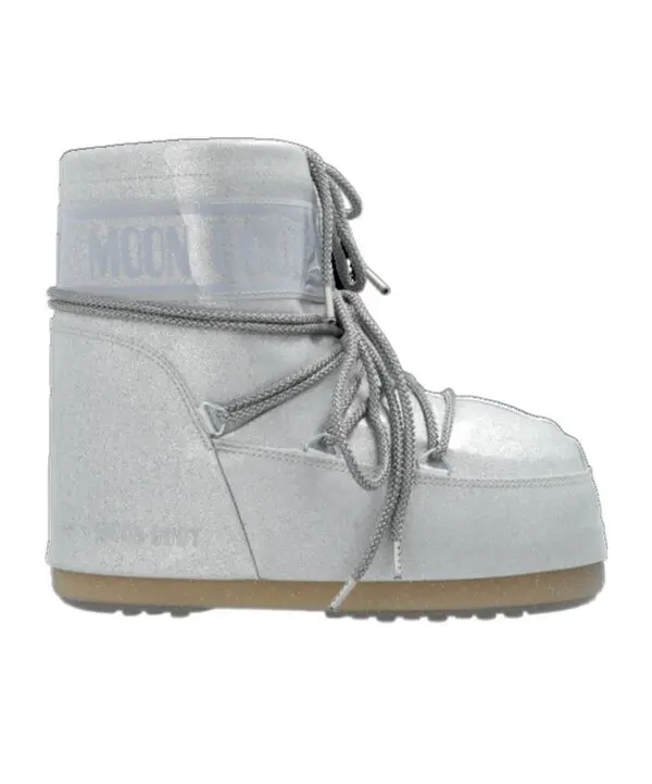Moon Boot Icon Low Glitter Lace-up Boots