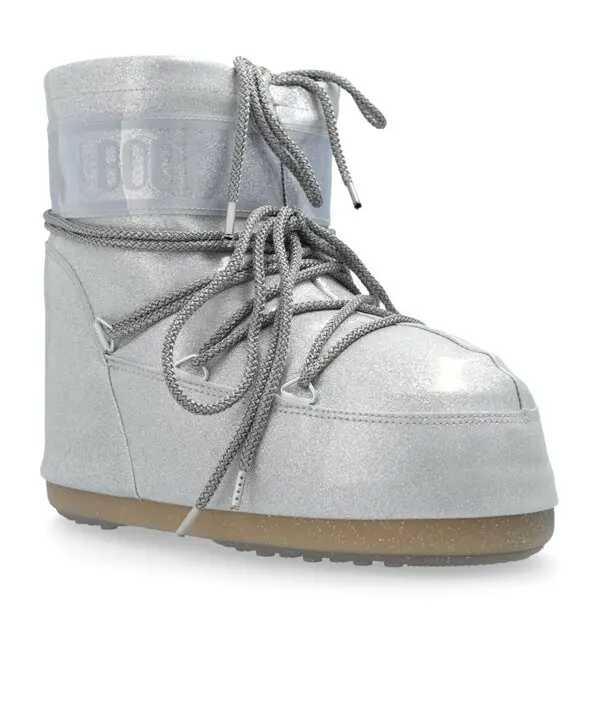 Moon Boot Icon Low Glitter Lace-up Boots